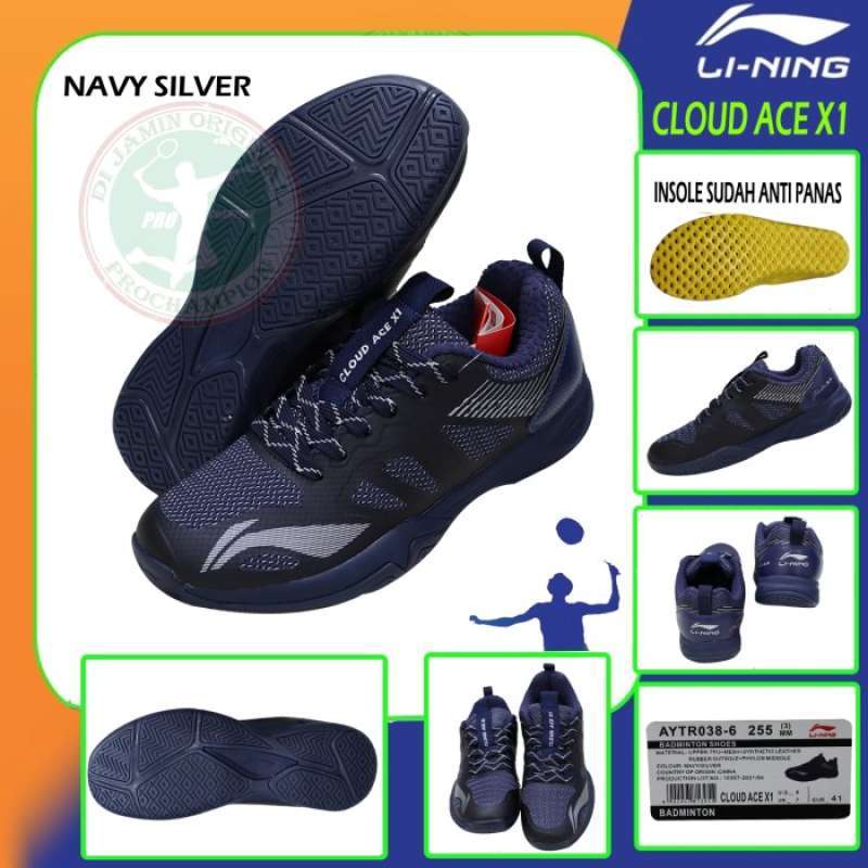 Promo New Colour Lining Cloud Ace X1 / Li-ning Cloud Ace X 1 Original ...