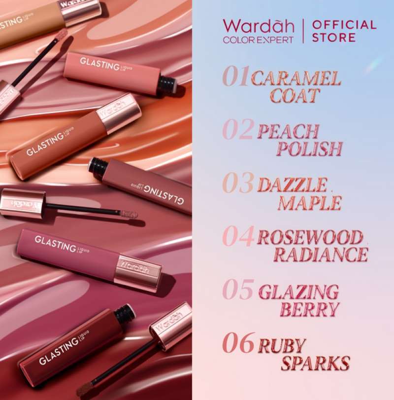 Promo Wardah Glasting Liquid Lip - 06 Ruby Sparks Diskon 24% Di Seller ...