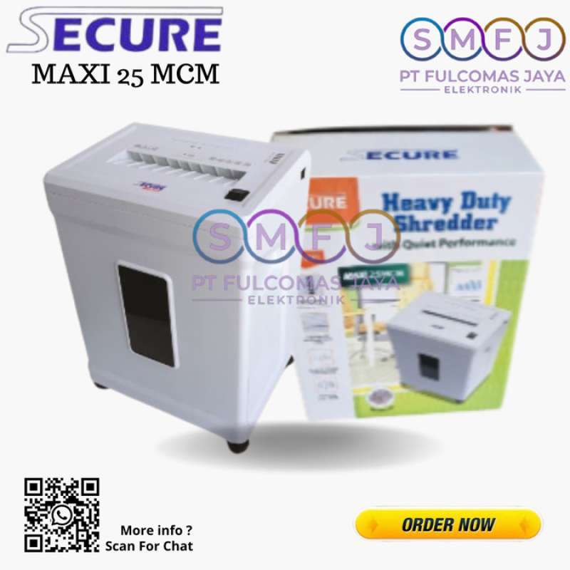 Promo Secure Maxi 25 Mcm 25Mcm Penghancur Kertas Paper Shredder ...