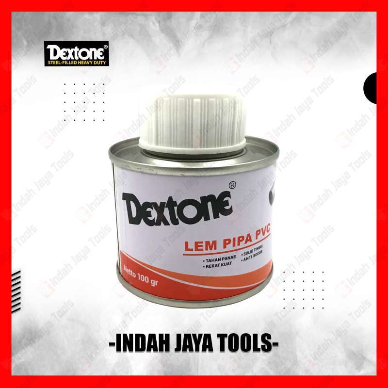 Jual DEXTONE KALENG Lem Pipa PVC 100 Gram - Lem Paralon Pralon Talang ...