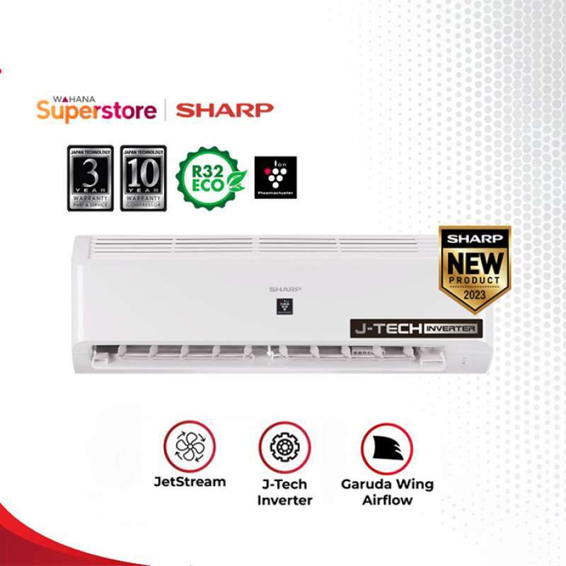 Promo Sharp AC Inverter Split Plasmacluster Garuda Series 1/2 PK - AH ...