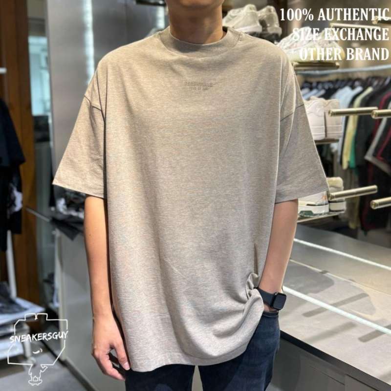 Jual Essentials FW23 Core Heather Tee Fear of God FOG Original - XXS di ...