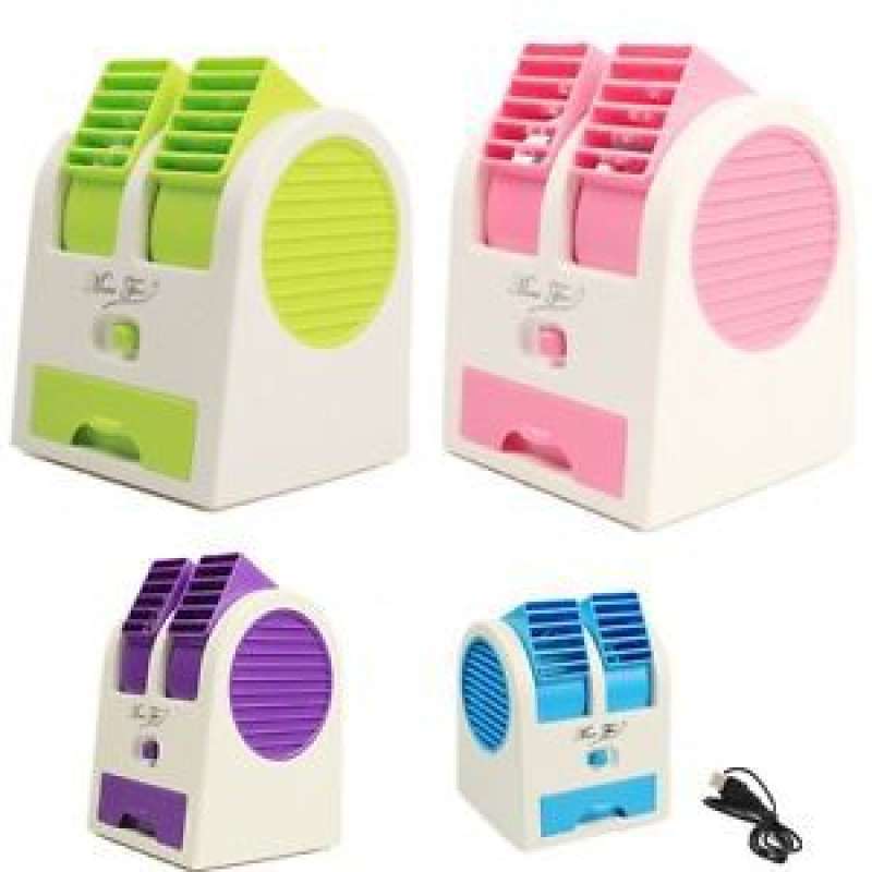 Jual ac duduk mini fragrance fan kipas tanpa baling 2 blower di Seller ...