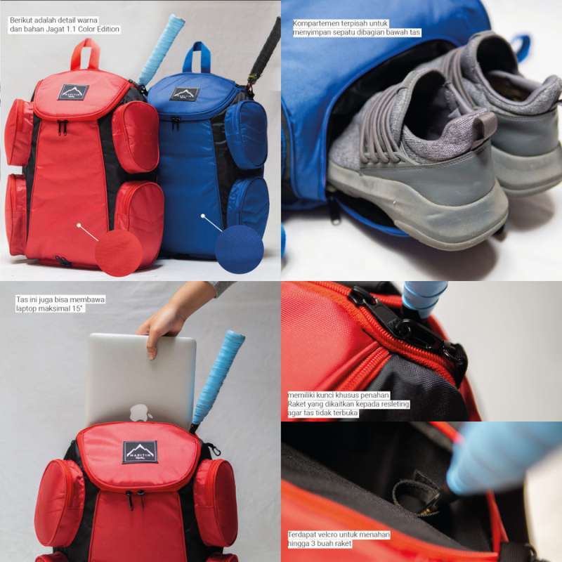Promo Tas Badminton Laptop Maritim Army Super Keren Diskon 27% Di ...