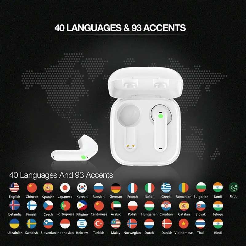 Jual TIMEKETTLE WT2 EDGE Translator Earbuds OFFLINE Penerjemah Bahasa ...