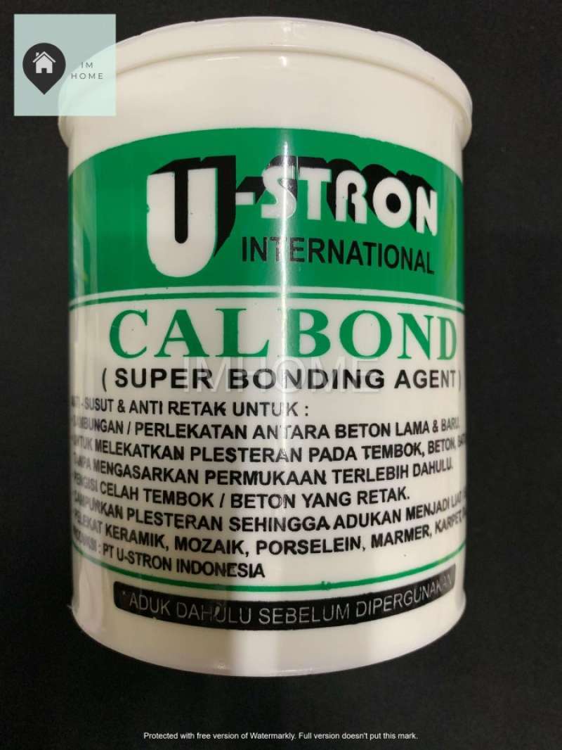 Promo U-stron Calbond Lem Perekat Beton 1 Galon Diskon 23% di Seller ...