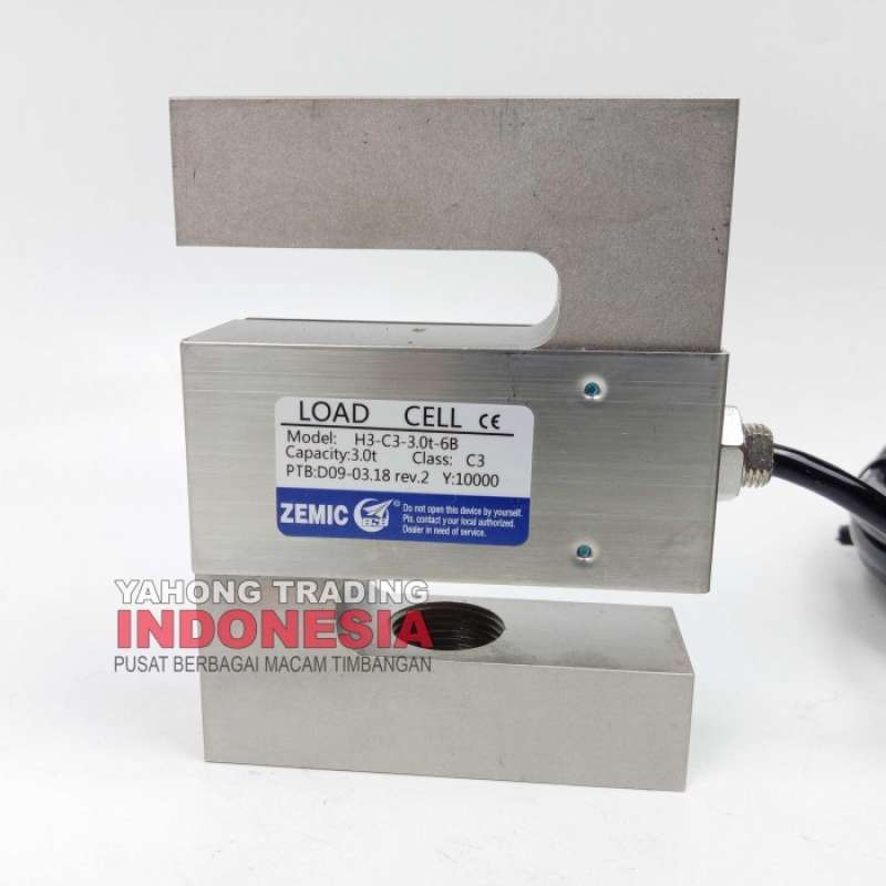 Promo Load Cell Timbangan 3Ton Loadcell S Type Zemic H3 3 Ton Baru ...
