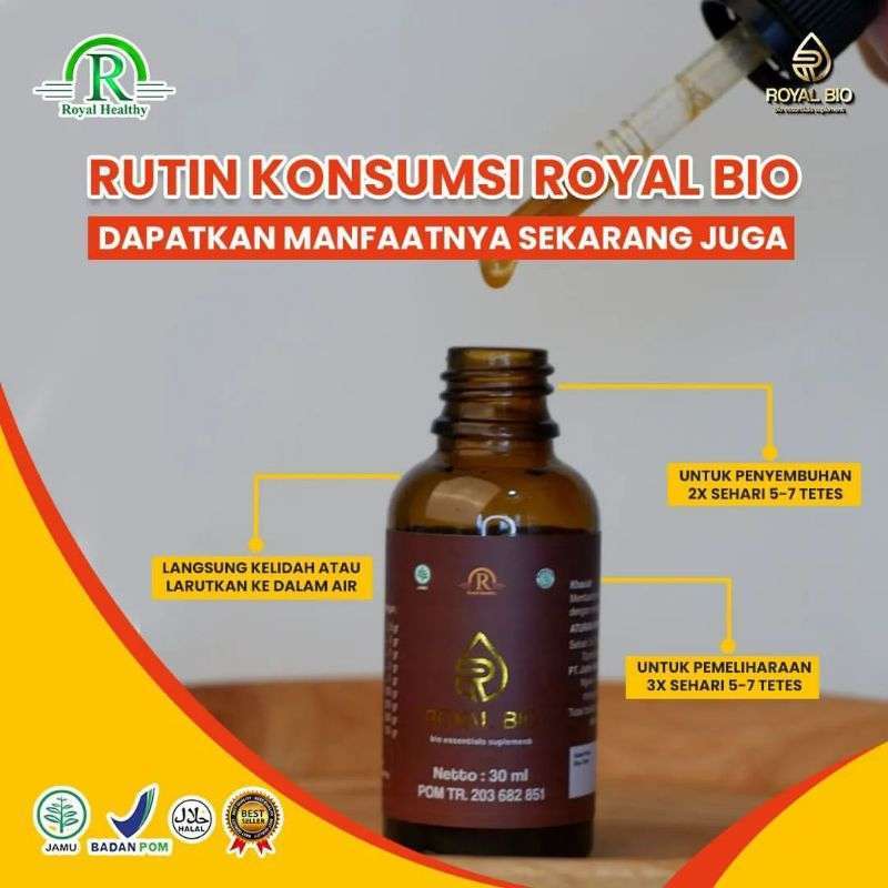 Jual ROYAL BIO Original 30ml Suplemen Kesehatan Jantung Menjaga ...
