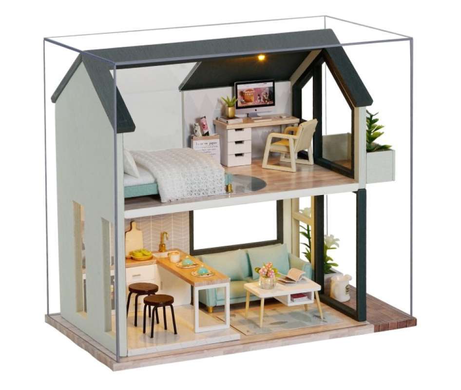 Promo Diy Miniature Dollhouse Rumah Miniatur 3d Q Series - Lutofia ...