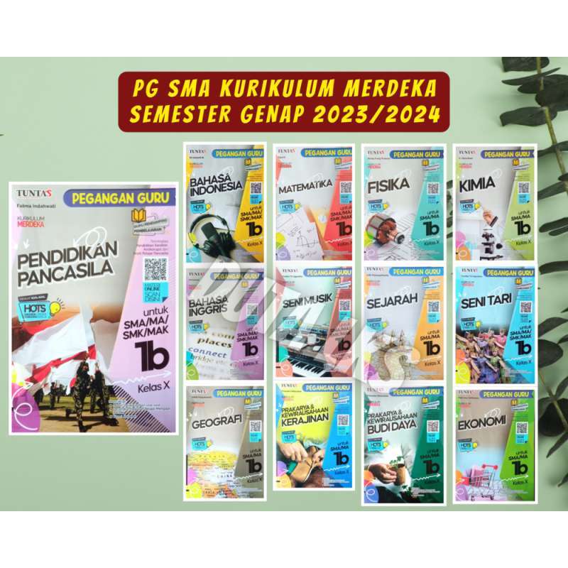 Jual Buku Pegangan Guru (PG) SMA/MA/SMK/MAK Kelas 10 Tuntas - Merdeka Semester Genap 2023/2024 ...