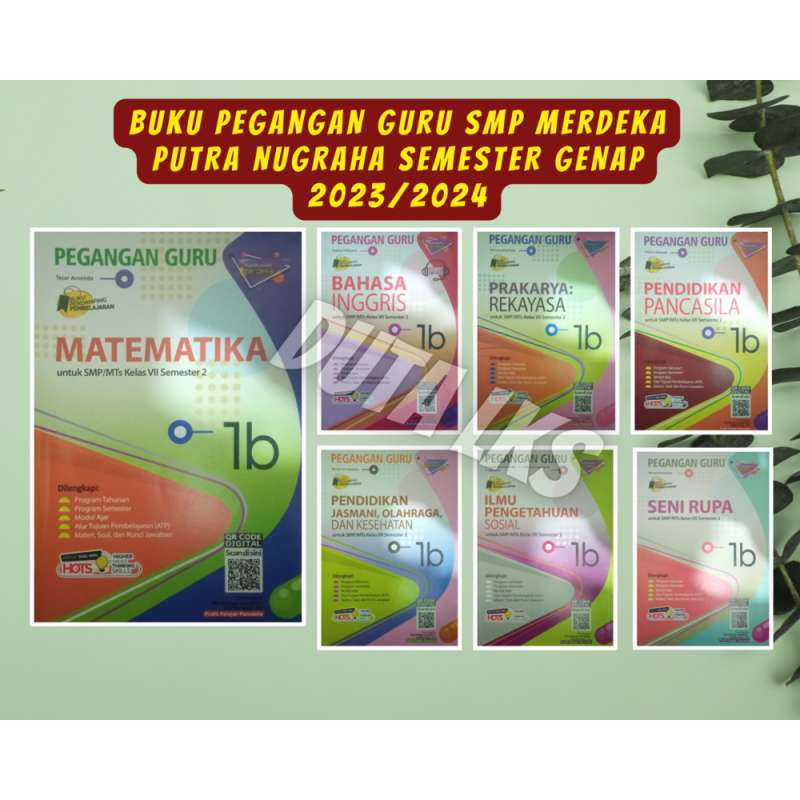 Jual Buku Pegangan Guru (PG) SMP/MTs Kelas 7 Putra Nugraha - Merdeka Semester Genap 2023/2024 ...