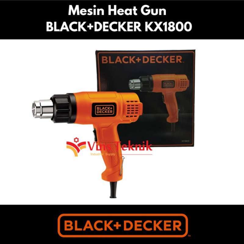 Promo Mesin pemanas Heat gun hot gun KX1800 Black+Decker KX 1800 heatgun Diskon 23% di Seller ...