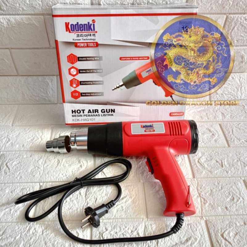 Promo Heatgun air Hotgun / Mesin pemanas heat gun hot gun Kodenki 1500 ...