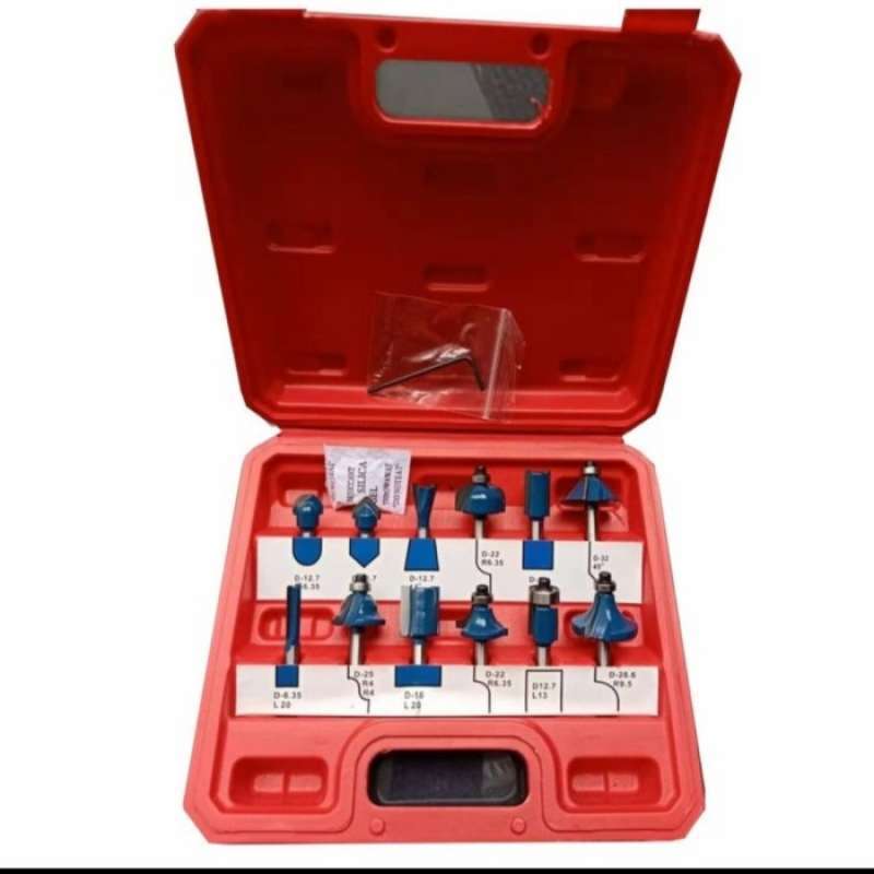 Promo MATA PROFIL TRIMMER MATA ROUTER RUTER FROFILE KAYU SET 1/4 Diskon ...