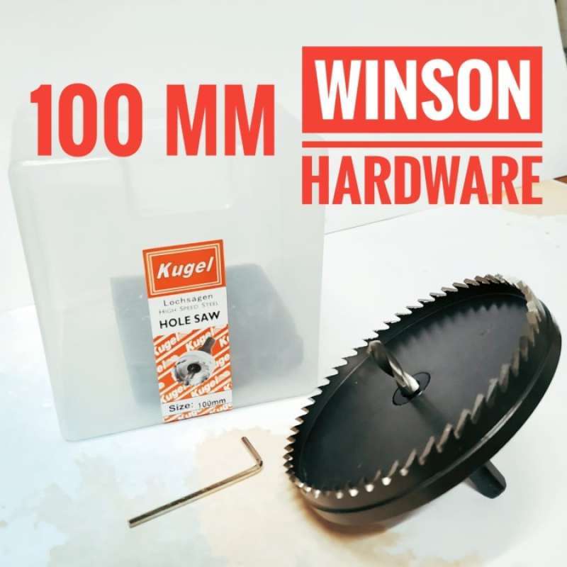 Promo Holesaw Besi HSS 100mm Kugel | Hole saw Mata Bor Lubang Besi 100 ...