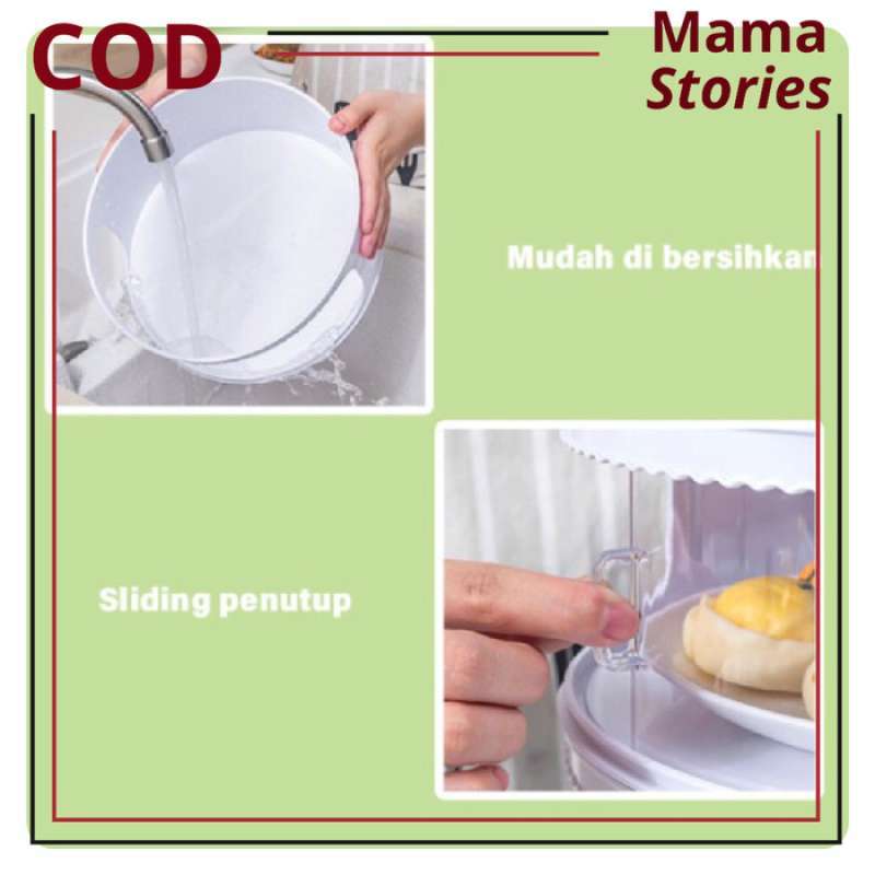 Promo Tempat Simpan Makanan Susun 5 Tingkat -Food Cover Tempat Simpan ...