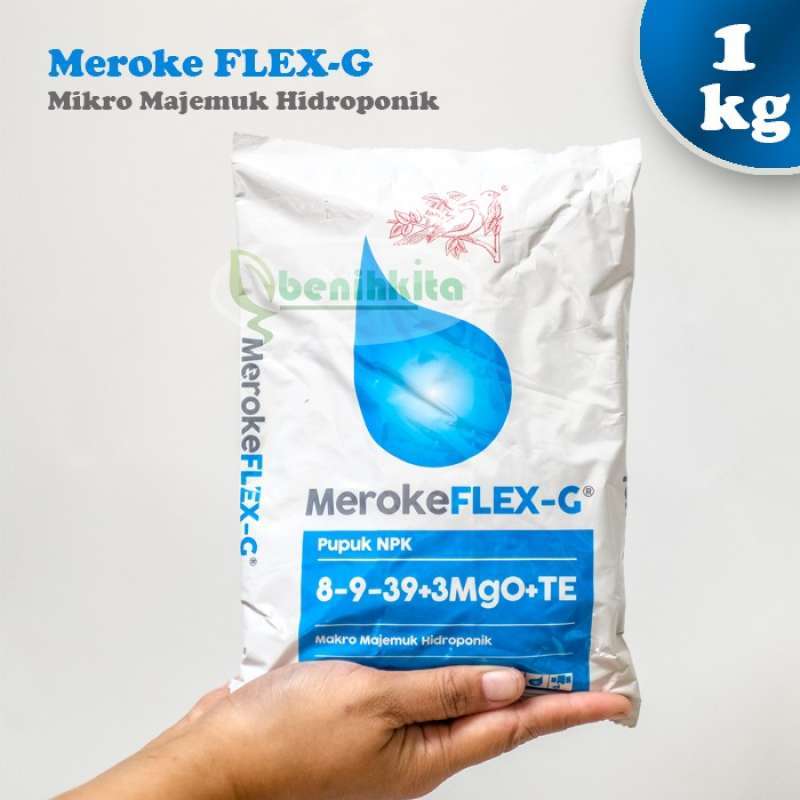 Promo Meroke Flex-G 1kg Pupuk NPK Makro Majemuk Hidroponik Diskon 33% ...
