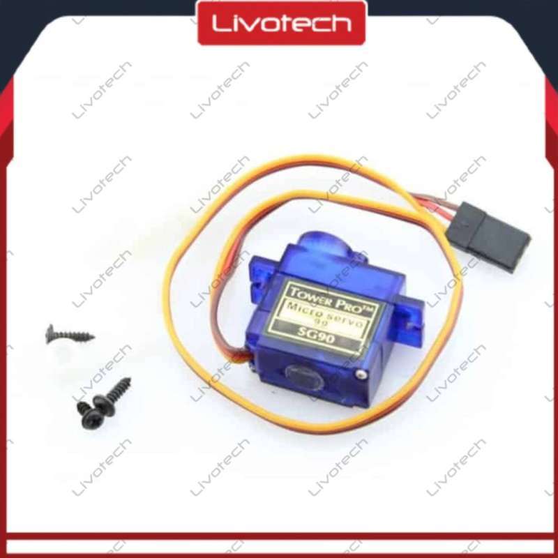 Jual Tower Pro Micro Servo Sg90 180 Derajat Motor Blue 9g Towerpro Sg-90 Biru Microservo Di ...