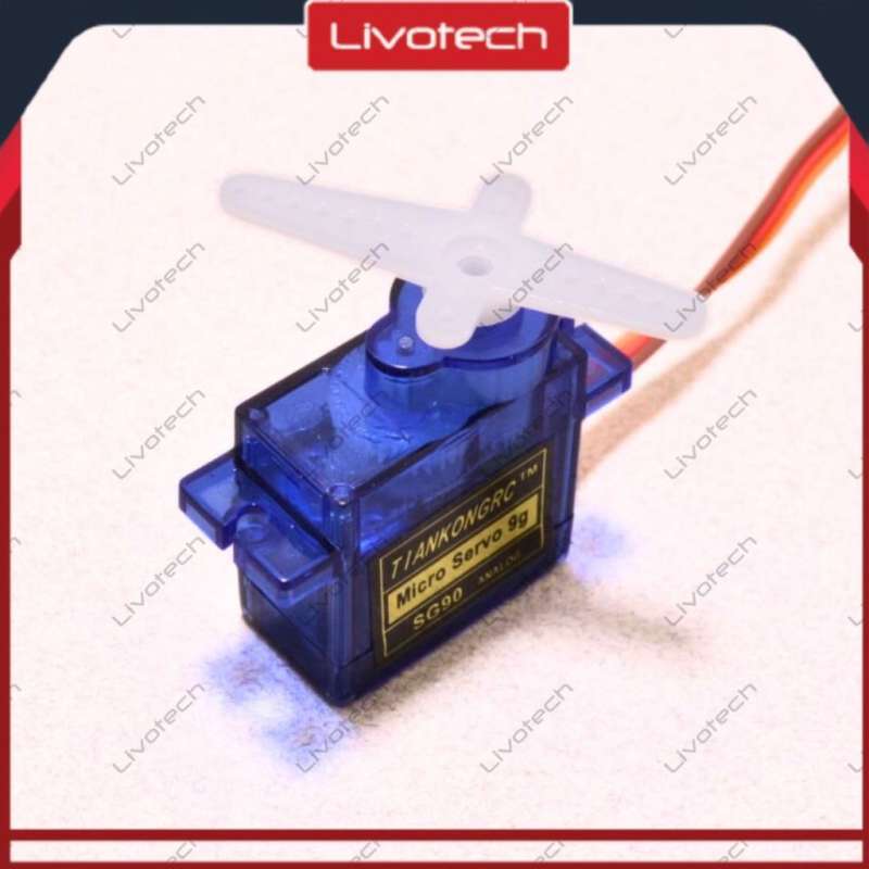 Jual Tower Pro Micro Servo Sg90 180 Derajat Motor Blue 9g Towerpro Sg ...