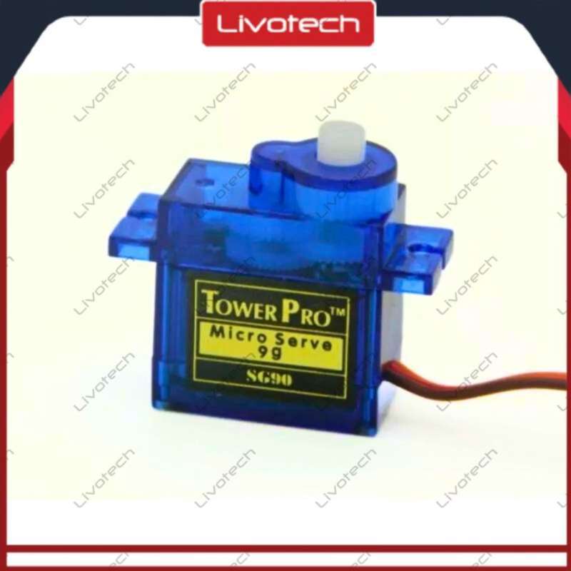 Jual Tower Pro Micro Servo Sg90 180 Derajat Motor Blue 9g Towerpro Sg-90 Biru Microservo Di ...