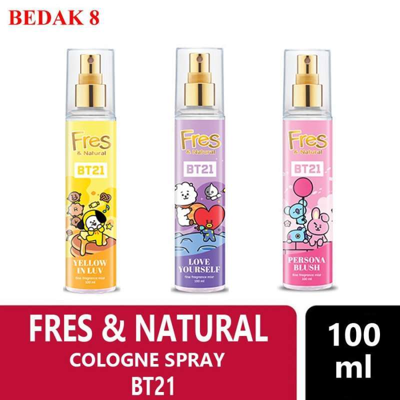 Jual Fres & Natural Spray Cologne BT21 Collection 100 mL - Persona ...