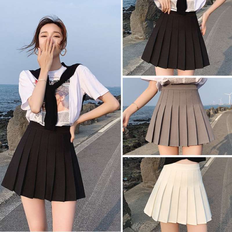 Promo ROK PENDEK MINI KOREA MODEL LIPAT ROK CELANA BAWAHAN WANITA 1086 ...