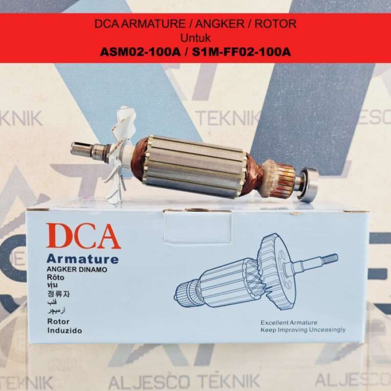 Promo DCA ARMATURE ANGKER ASM02-100A – S1M-FF02-100A ANGLE GRINDER Diskon 23% di Seller Rhmd ...