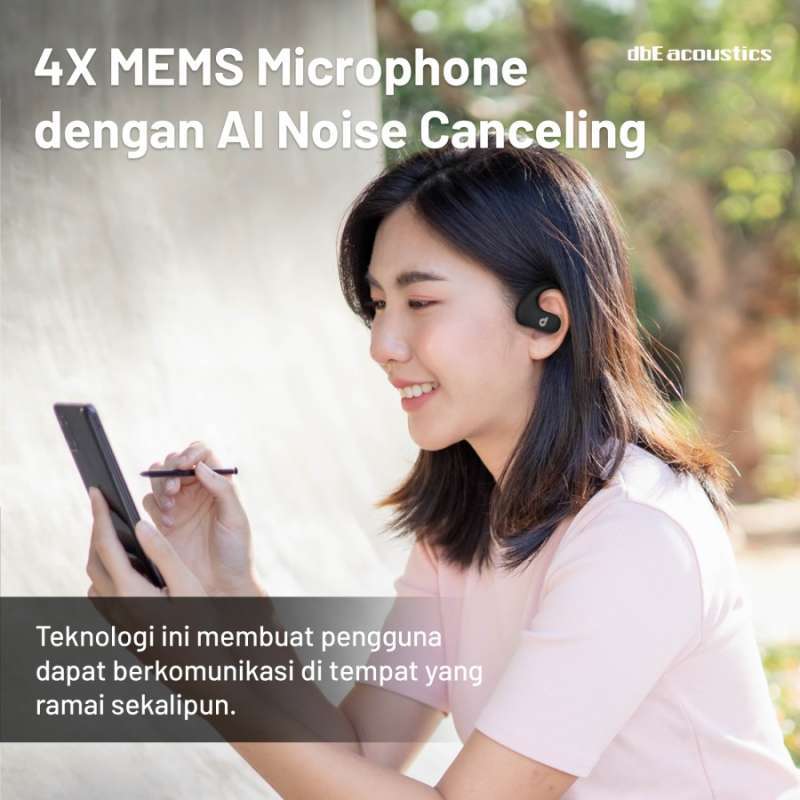 Jual Open Ear TWS dbE OWS300 Sport with AI Noise Canceling Mic di ...
