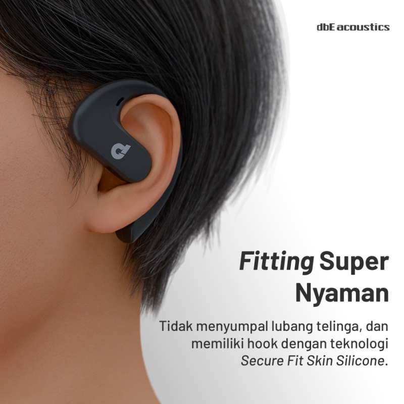 Jual Open Ear TWS dbE OWS300 Sport with AI Noise Canceling Mic di ...