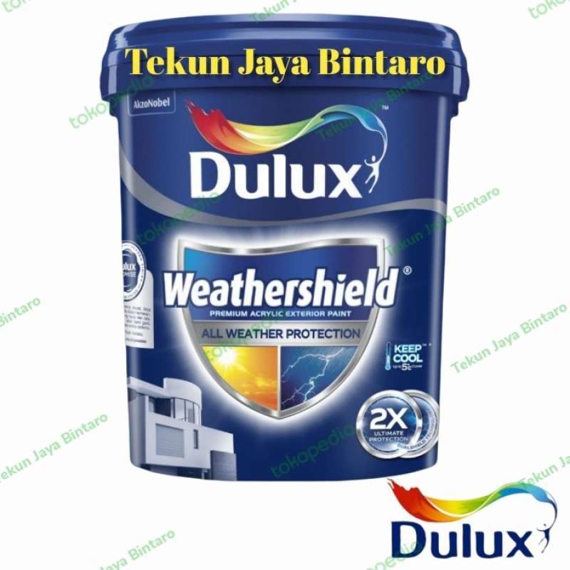 Promo Dulux Weathershield Ds Dual Shield Terracotta 43044 2,5l Tinting ...