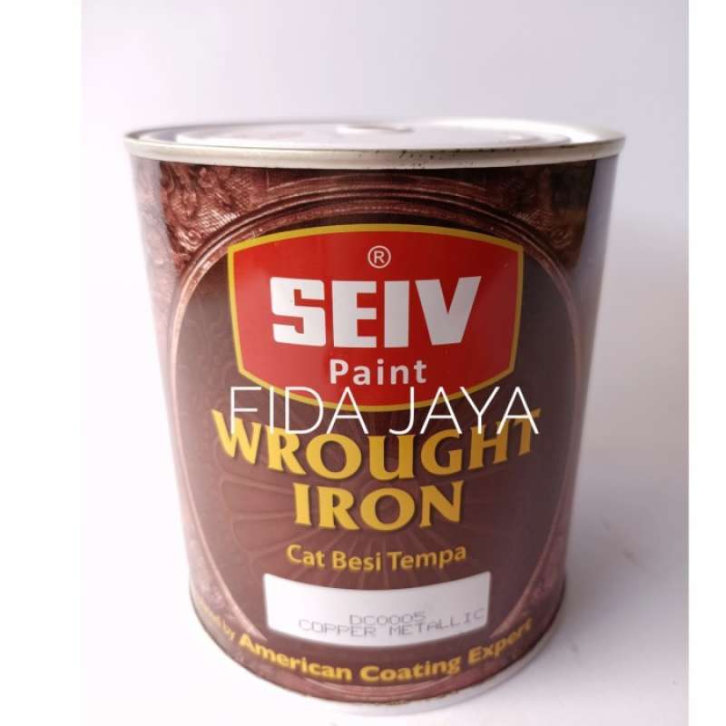 Promo cat besi tempa tembaga 0005 / cat seiv besi tempa 1 liter Diskon ...
