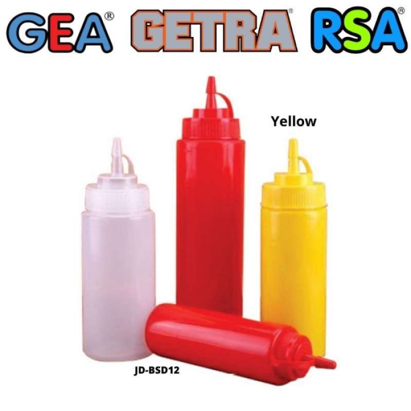 Promo Getra Botol Tempat Saos Kecap Type Jd-Bsd12 Sauce Squeeze ...