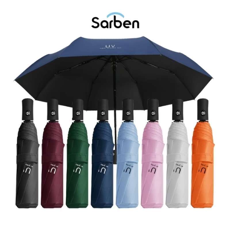 Jual Payung Lipat UV - Otomatis - 8 Rusuk - Anti UV - Tahan Sinar ...