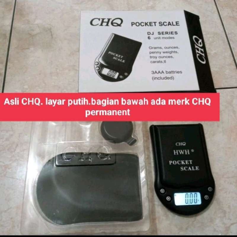 Daftar Harga Timbangan Chq 🔥 Original & Spesifikasi Lengkap Mei 2025