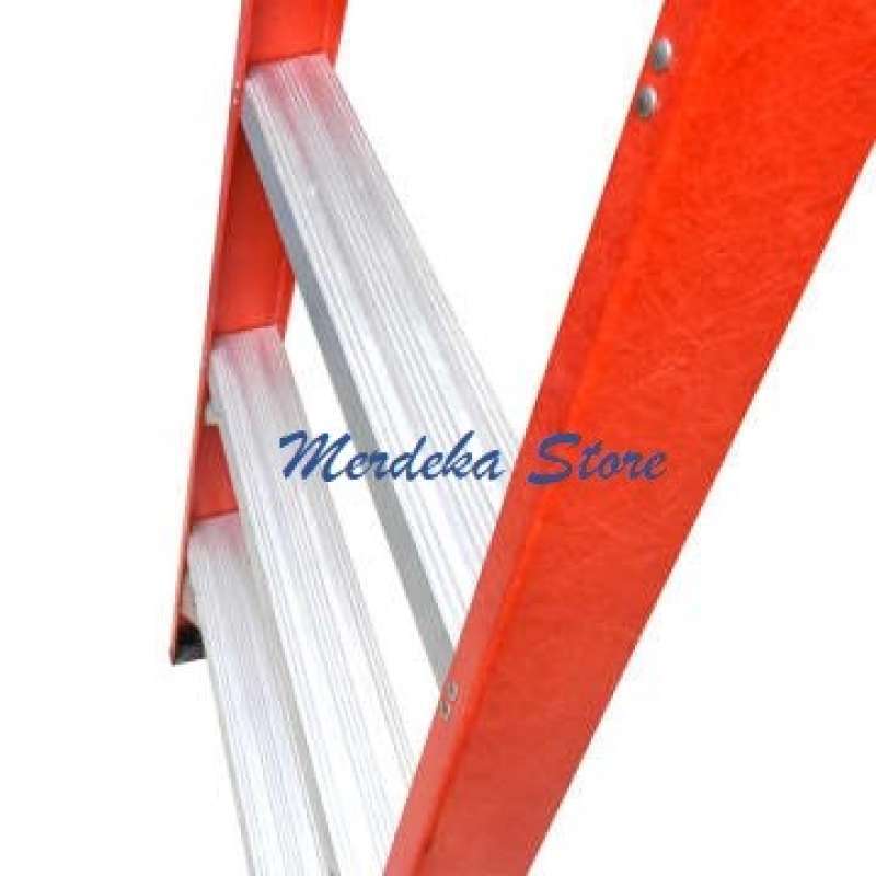 Promo Krisbow Tangga Fiber Glass 10 Step - Merah Diskon 23% di Seller ...