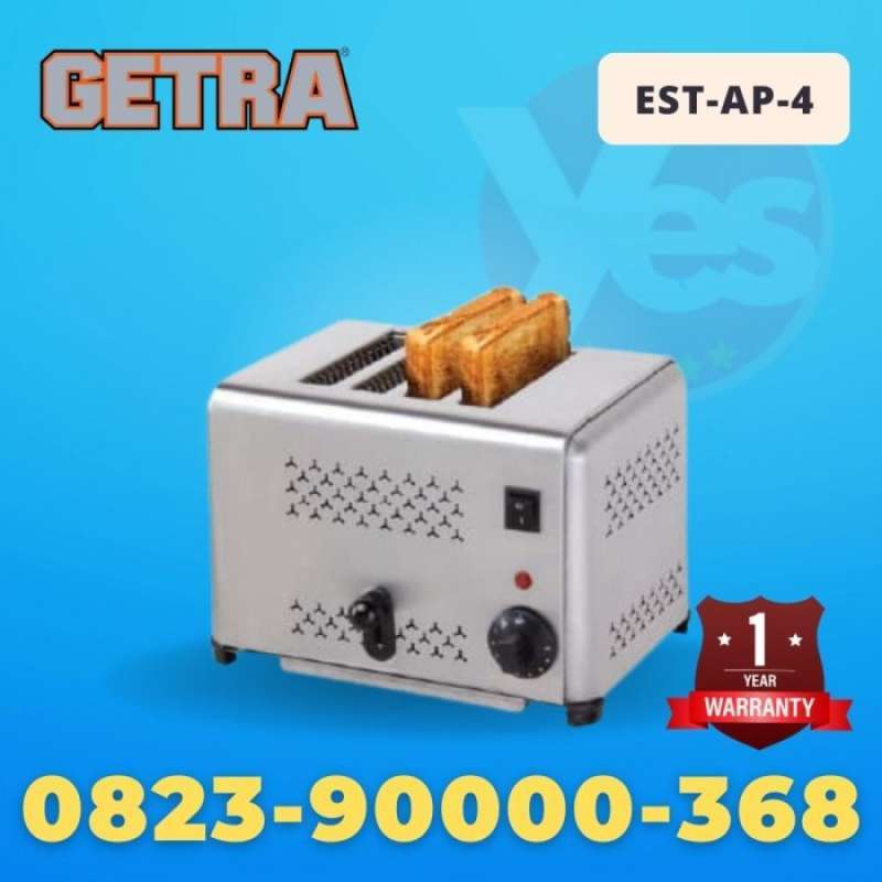 Promo Toaster Roti Auto Pop Up Getra Est Ap 4 Mesin Pemanggang Roti ...