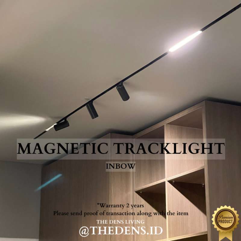 Promo LED MAGNETIC TRACK LIGHT REL LAMPU TRACKLIGHT RAIL 1 METER ...
