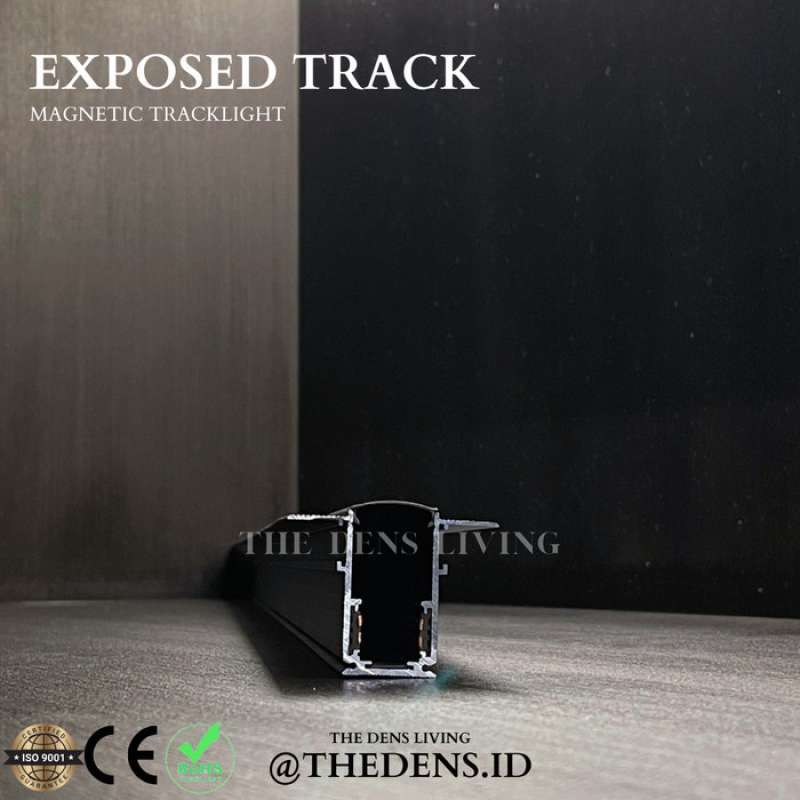Promo LED MAGNETIC TRACK LIGHT REL LAMPU TRACKLIGHT RAIL 1 METER ...