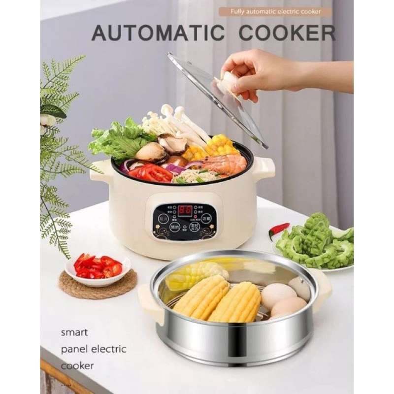 Promo SALE 3.2L PANCI LISTRIK SERBAGUNA 26CM/SMART PAN TIMER SETTING ...