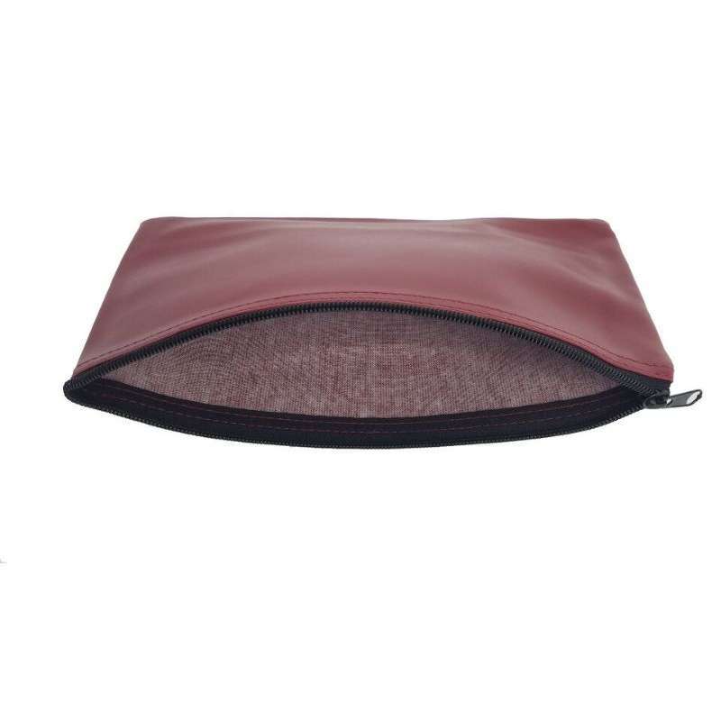 Promo Dompet Wanita Murah Warna Merah Tua Terbuat dari Kulit Sintetis ...