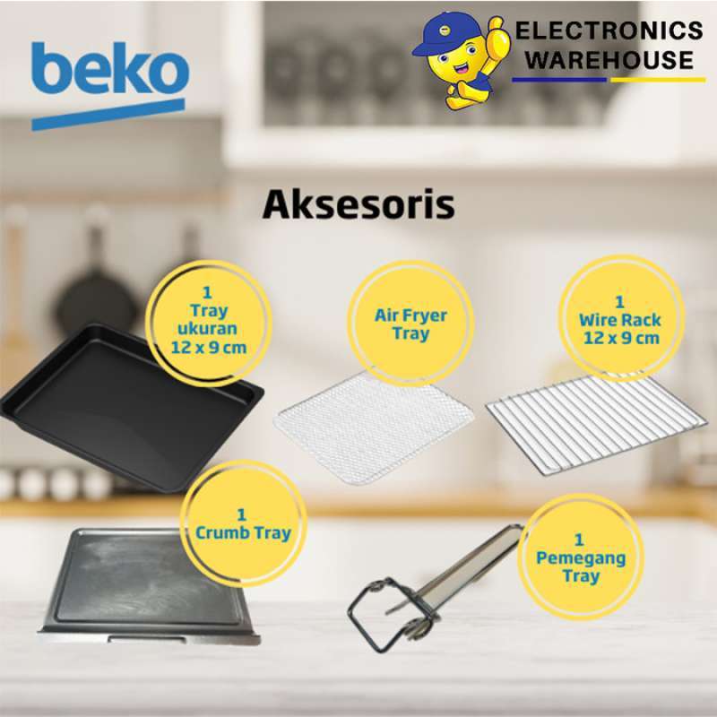 Promo Beko Mini Oven Dan Air Fryer 19L Bmf19Eg Diskon 23% di Seller ...