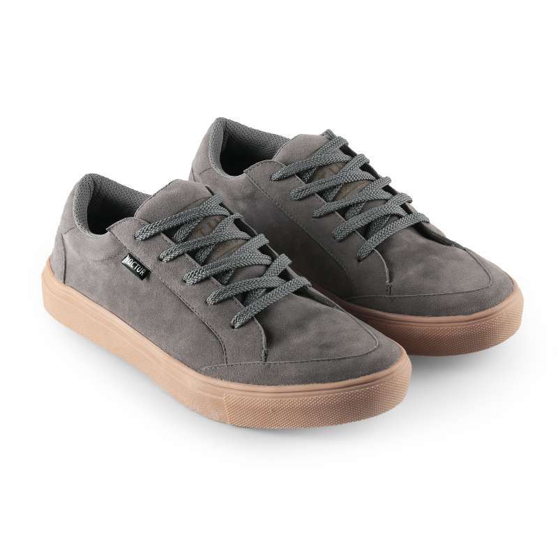 Jual Sepatu Sneakers Pria Casual Kerja Bahan Kulit Suede N 201 Abu - 39 Di Seller Langkob Store ...