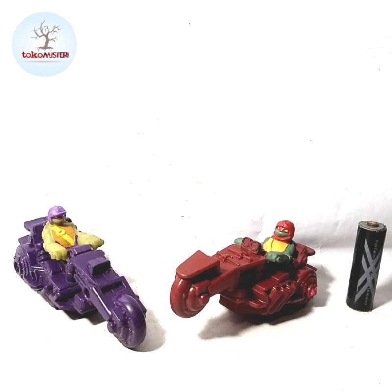 Jual Raphael Donatello Motor Bike TMNT Kura Ninja Turtles Race Mcd Meal ...