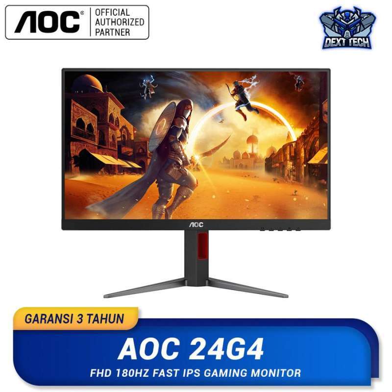 Jual Aoc 24g4 24 Fhd 180hz Fast Ips Gaming Monitor Di Seller Dext Technologies - Dext ...