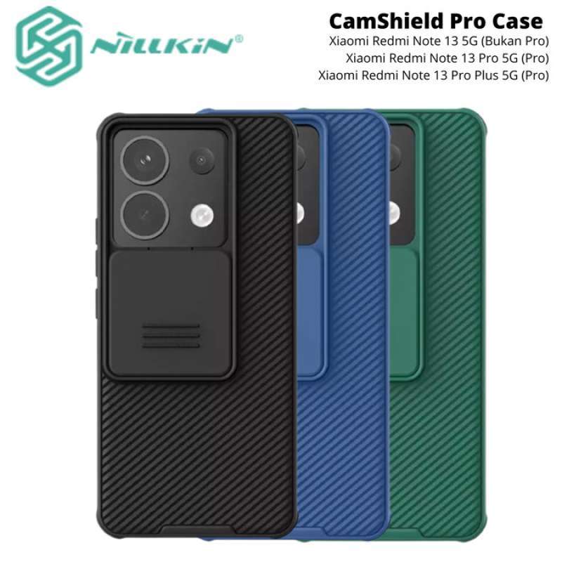 Jual Nillkin CamShield Pro Case Xiaomi Redmi Note 13 Pro 5G Plus Casing - Note 13 Pro 5G Black ...