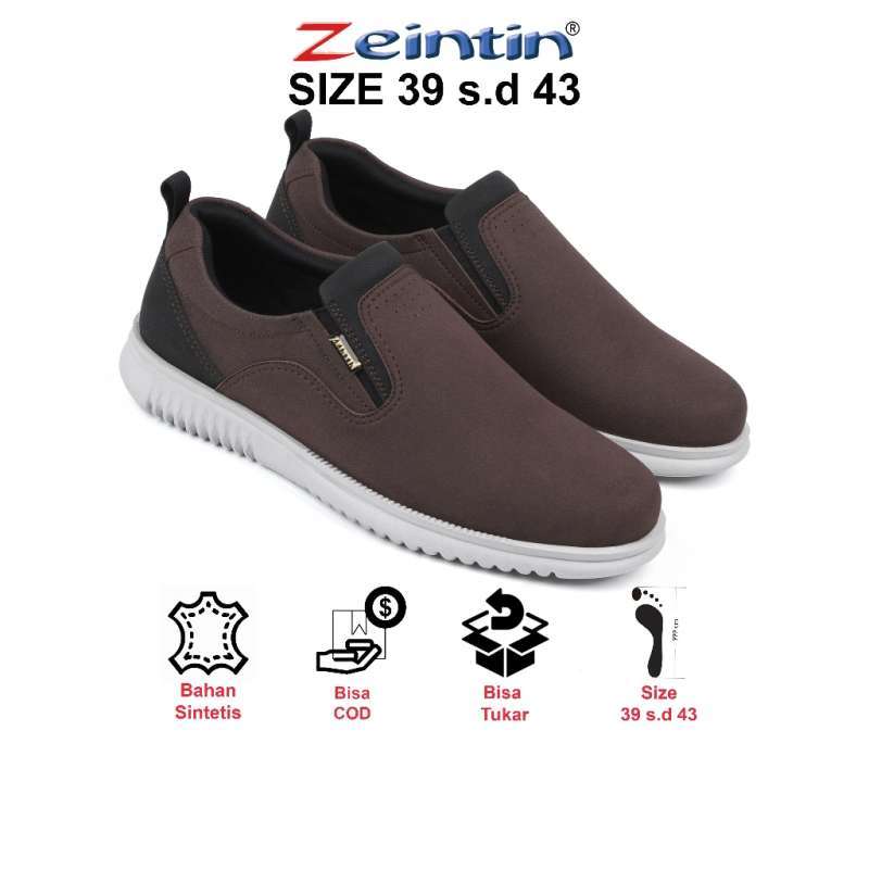 Promo Sepatu Sneakers Pria Original Zeintin Fashion Pria Sepatu ...