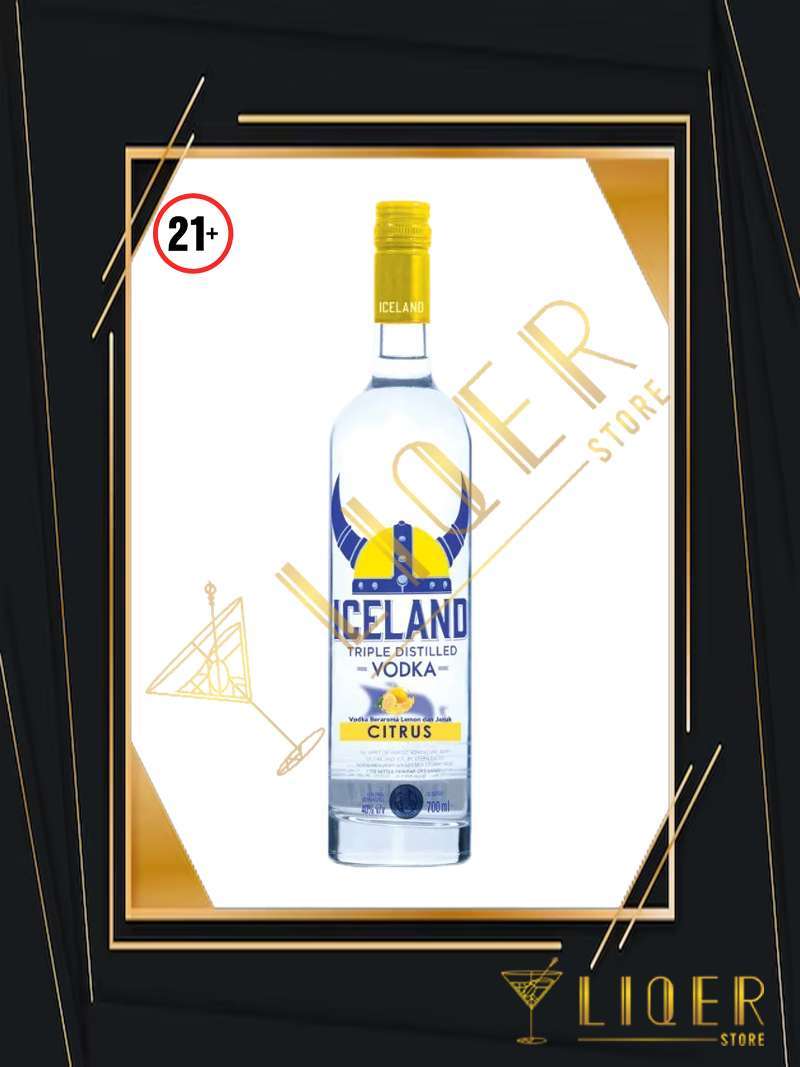 Jual Iceland Vodka Citrus - Vodka botol rasa Lemon 700ml di Seller ...