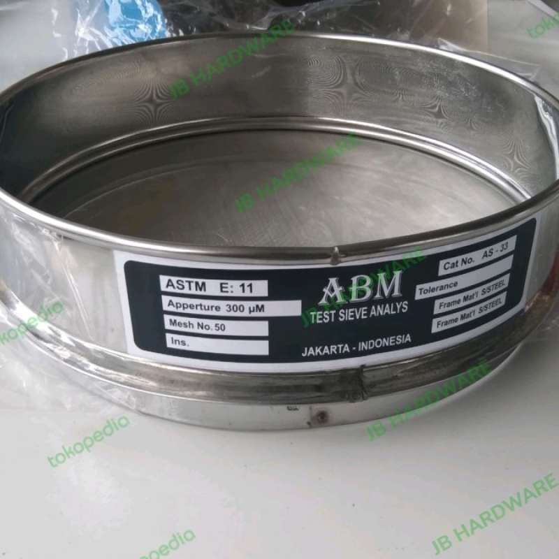 Promo Ayak Alat Test Seive Mesh 50 Merk Abm Diskon 23% di Seller ...