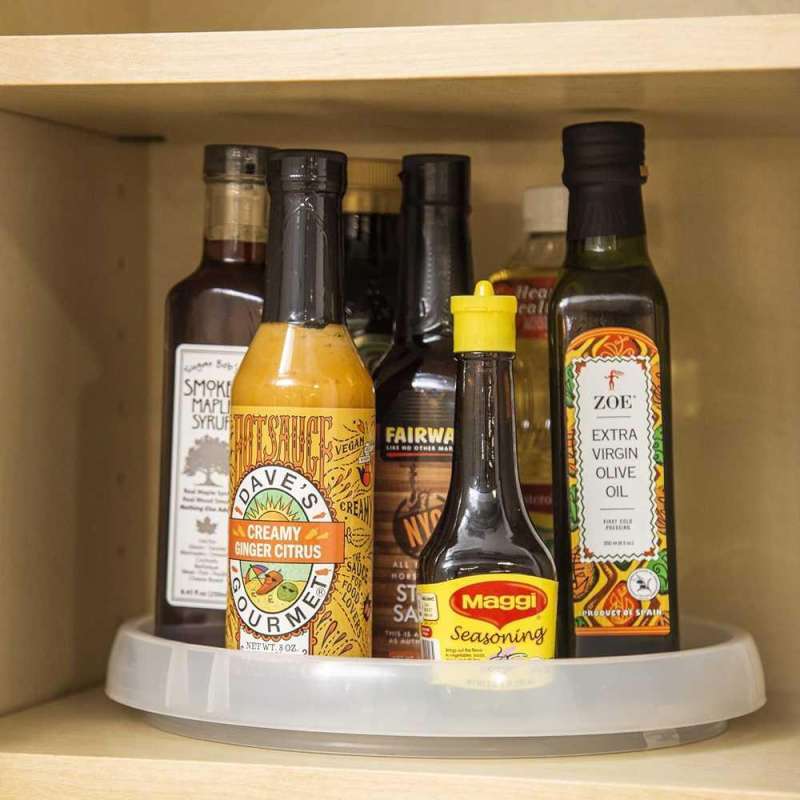 Jual Rak Botol Bumbu Dapur Model Putar Seasoning Rack Rotating 360 ...