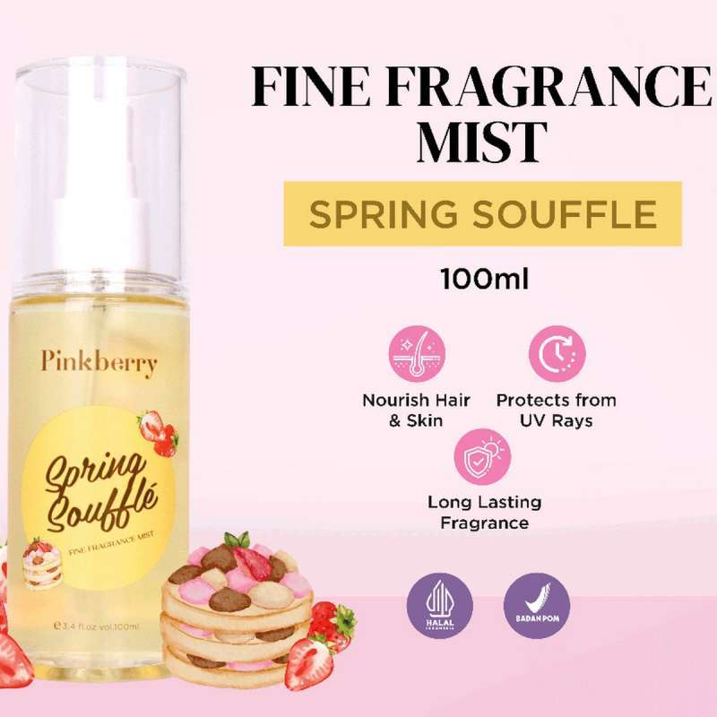 Jual Pinkberry Fragrance Mist Spring Souffle Fine 100ml Di Seller ...